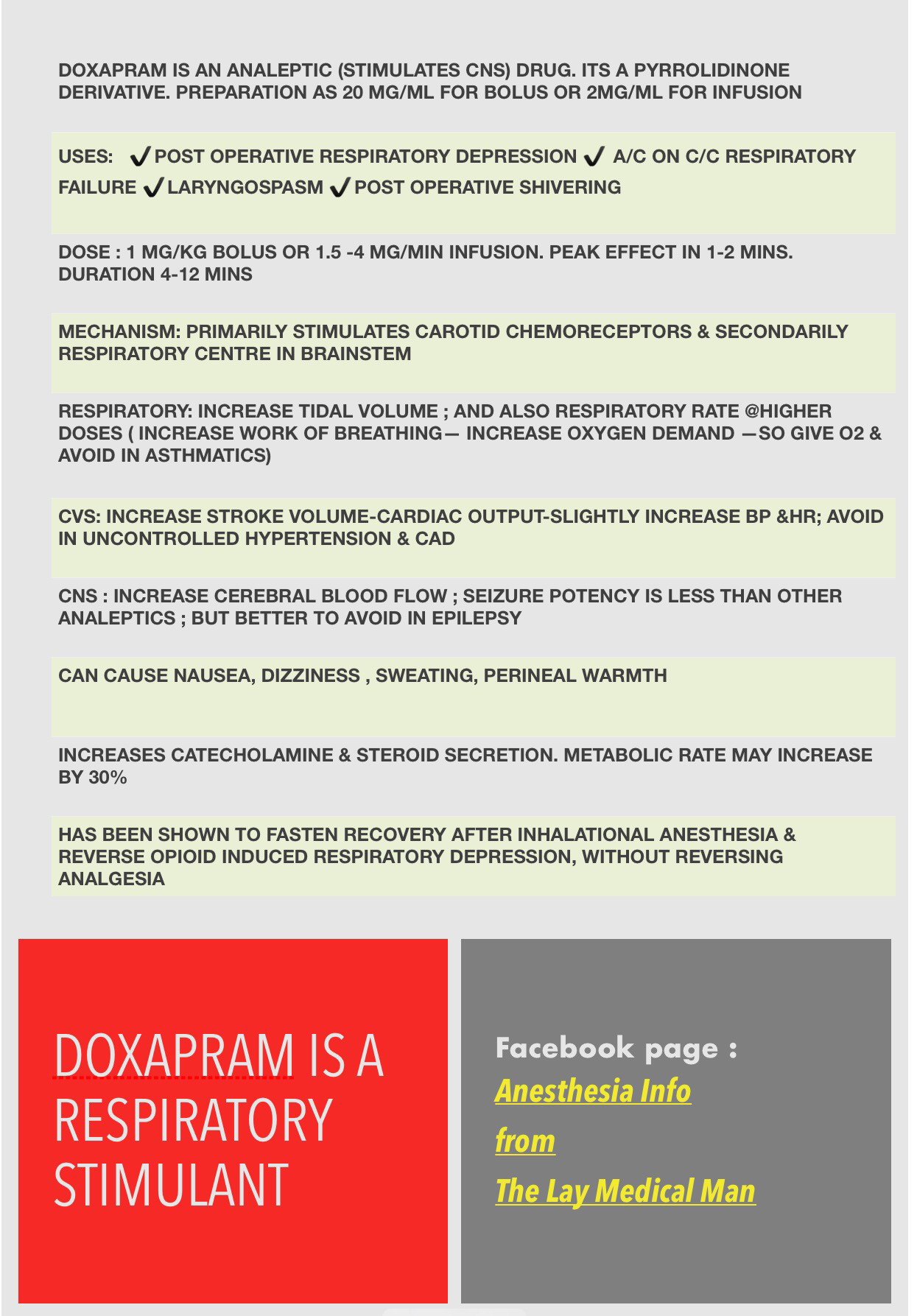 DOXAPRAM – The Lay Medical Man