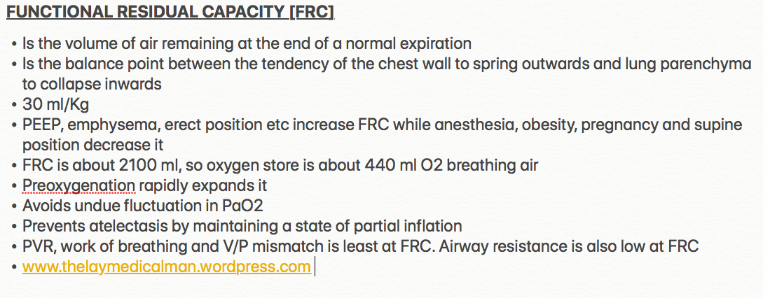 FUNCTIONAL RESIDUAL CAPACITY [FRC] – The Lay Medical Man