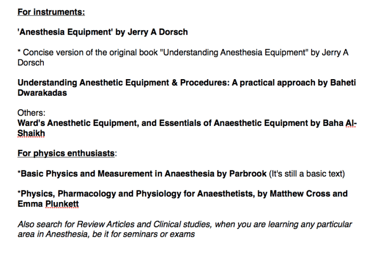 A QUICK GUIDE TO SELECT TEXTBOOKS IN ANESTHESIA FOR BEGINNERS – The Lay ...